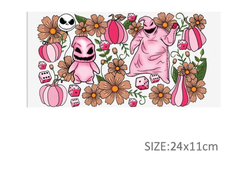 UV DTF Oogie Boogie PINK 014 – BE YOU DESIGN USA